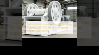 PE950 1200 Jaw Crusher High Capacity Stone Crushing Solution