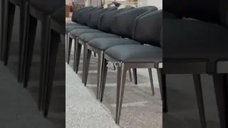 Minimalist PU Leather Dining Chair Elegant Home Upgrade