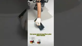 Epoxy colored sand floor paint, scratch resistant, wear-resistant and durable.