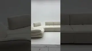 Dual Motor Modern Power Sectional Sofa With Sliding Back Cushion Custom Color