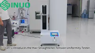 IEC 61855 Hair Straightener Tension Uniformity Tester with PLC Intelligent Control
