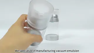 Vacuum Emulsion Bottle For Waste Free Skincare