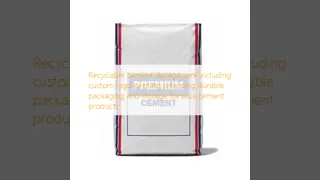 Durable Custom Cement Paper Bags for Industrial Packaging