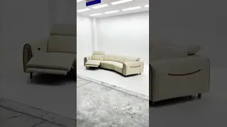 Dual Motor Sectional Recliner Sofa with Zero Noise Operation