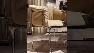 Modern Luxury Flannel Chair Custom Furniture