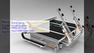 Automatic Glass Cutting Machine 2440x3660mm Precision Cut