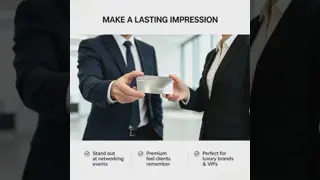 Mirror PETG sheet for business card