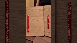 Walnut Wood Grain PVC Film for Cabinet Doors | 3D Vacuum Press Vinyl Foil