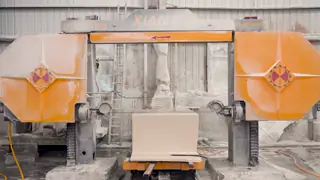 DTWS-2000SA CNC Diamond Wire Saw Machine with High Cutting Precision and 360° Rotation for Stone Profiling