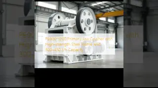 PE900 1200 Jaw Crusher High Capacity Primary Crushing