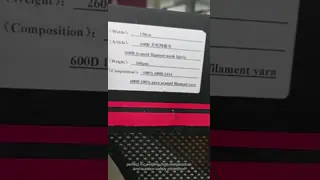 600D Aramid  filament  mesh fabric