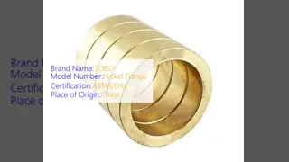 ASME B16.5 Copper Nickel Slip On Flange Marine Piping