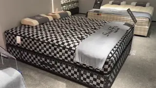 Premium Handmade Mattress Cool Fabric Wool Cotton Blend  Pocket Spring for Ultimate Sleep
