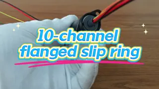 10-way flange electric slip ring