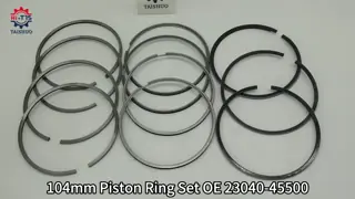 104mm Piston Ring Set OE 23040-45500 For HYUNDAI HD56 HD78 D4DD Diesel Engine