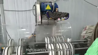 High Temperature Quartz Rings for Industrial Furnaces