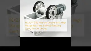 PEX250 1200 Fine Jaw Crusher High Efficiency Aggregate Solution