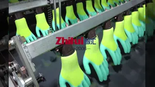 Zhihui A.I. Latex Dual Color Foam Double Coating Glove Dipping Production Line