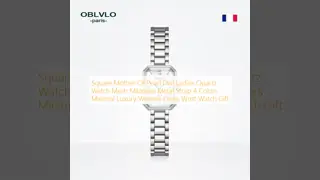 Elegant Square Mother of Pearl Watch for Women