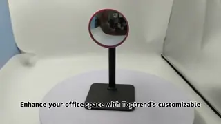 Freestanding desk convex mirror