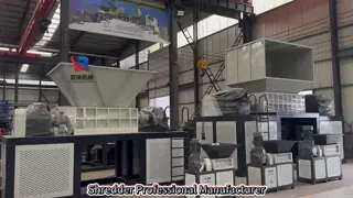 Double-Shaft shredder - Product display