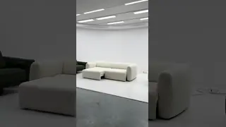 Electrically Operated Sofa Beds Modern Motorized Sleeper Sofa With High Density Foam