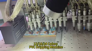 PVC Silicone Patch Logo Label Dispensing Machine for Making 2D 2D Crafts
