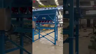 New type of packaging machine for sand, soil, or fertilizer.