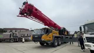 Truck crane used SANY STC1000T7 100 Ton Truck Crane with 64m 7-Section Boom and Intelligent Load Moment Limiter