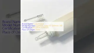D25mm Transparent PETG Eye Cream Tube Packaging Solution
