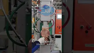 Air duct seam welding machine