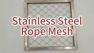 Custom Stainless Steel Wire Rope Mesh for Safety Railings
