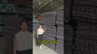 Hexagonal Woven Spiral Wire Gabions Sea Wall Gabion Box Galvanized+PVC Coated