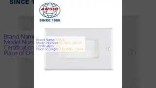 Clean Cable Management 86 Type Ethernet Wall Plate
