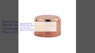 Cupro Nickel 90 10 Cap Pipe Fitting Leak Proof Marine Grade