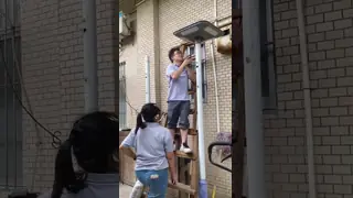 Street light installation