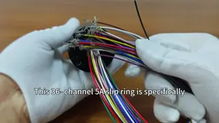 36-channel 5A electric slip ring