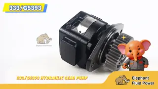Watch: 333/G5393 Hydraulic Pump Parker Replacement JCB Hydraulic Pump 14 CC/REV 7029110042 Showcase