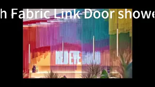 restaurant room divider decorative Aluminium Mesh Fabric Chain Link Door shower wire mesh Netting co