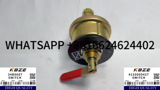KBZE BATTERY MAIN SWITCH LIUGONG 34B0087 SDLG 4130000427 XCMG 803694579 FOR CLG922 XE215 EXCAVATOR