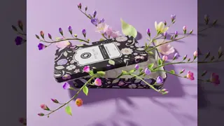 Vibrant Floral Customized Rectangular Tin Box with Beautiful Botanical Design for Candy, Chocolate,
