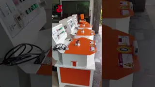 Manual centrifugal casting machine demonstration