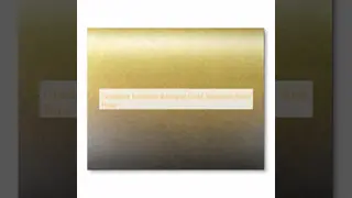 Premium Antique Gold Stainless Steel Sheet for Interior Design