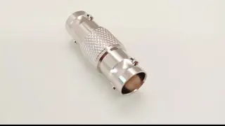 50 Ohm BNC Female to Female RF Adapter DC-6GHz Nickel Plated Brass for Reliable Signal Transmission