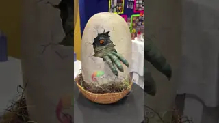 Realistic Interactive Baby Dinosaur Egg Display
