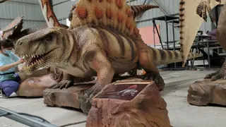 4m Realistic Animatronic Dimetrodon Dinosaur Model