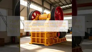 PE900 1060 Jaw Crusher High Output Rock Crushing Solution