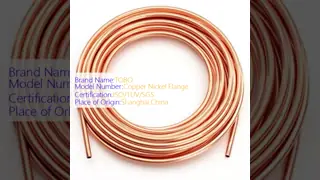 C71500 CuNi 70 30 Seamless Capillary Tube Precision Coil