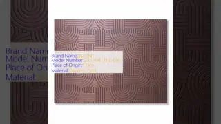 Premium Geometric Stainless Steel Decorative Sheets