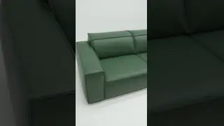 Cream White Modern Recliner Sofa for Living Room - Zero Wall